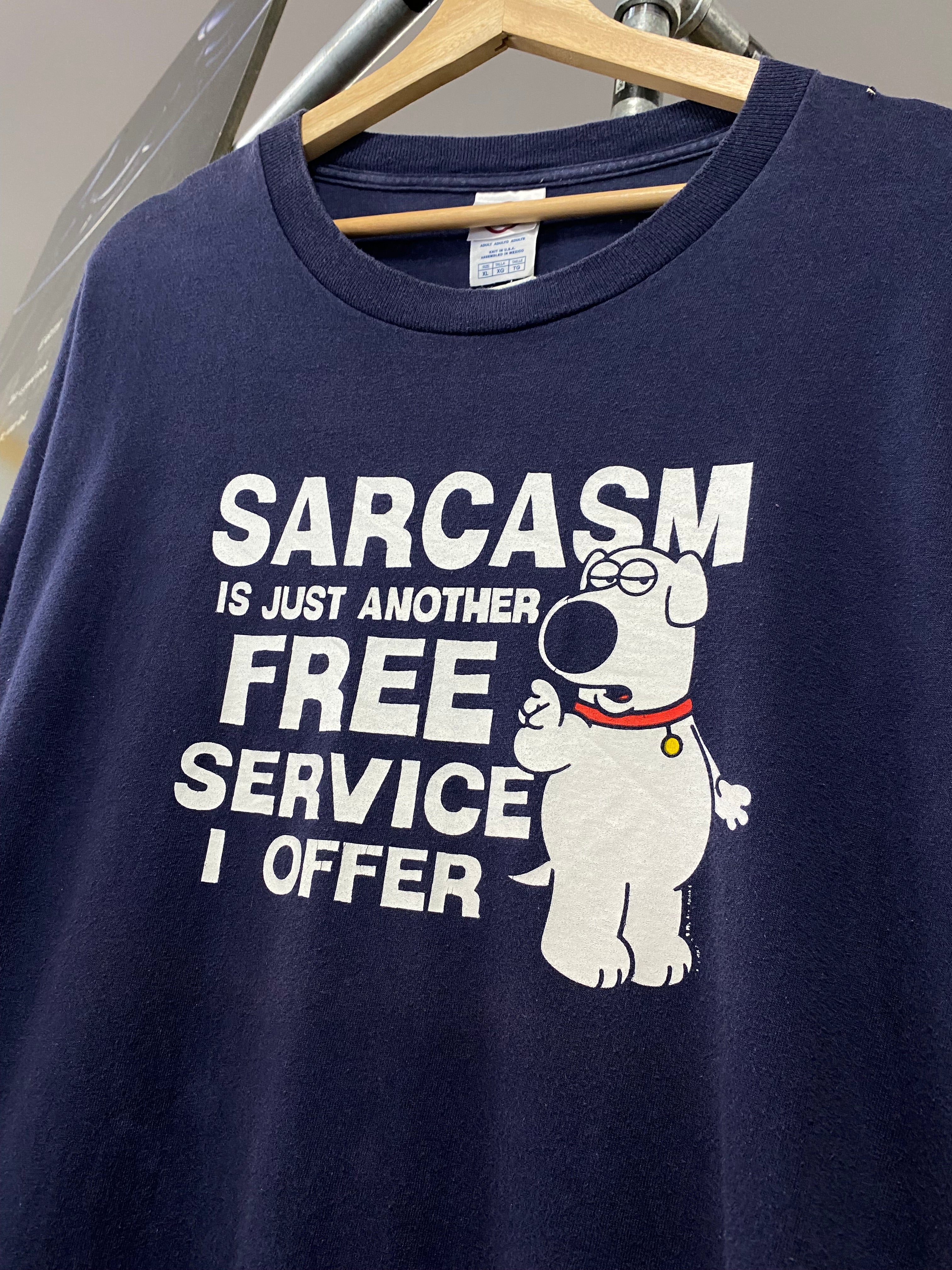 XL - Family Guy Brian Griffin Sarcasm – 2CC Vintage